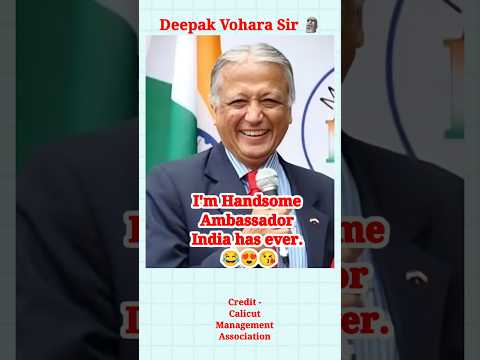 @cmacalicut Deepak Vohara Sir Aura and Comedy in cmacalicut #deepavohara #upsc #news