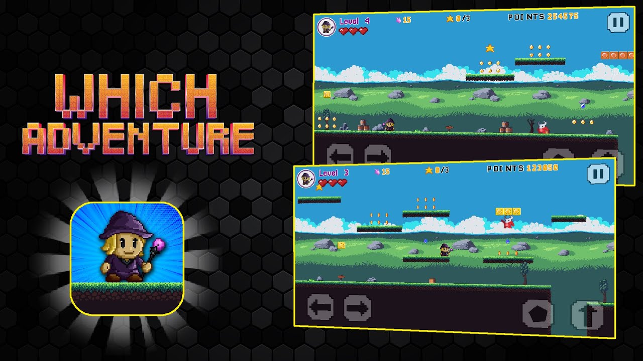Which Adventure || Construct 3 Game Template || Source code