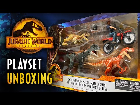 Jurassic World Dominion TOY UNBOXING — Owen Escape Pack 4K Review / collectjurassic.com