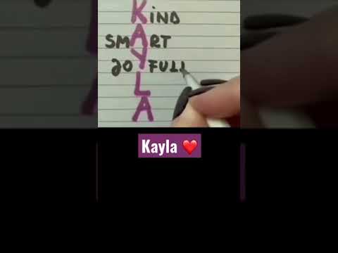 Meaning of the name KAYLA #meaning #name #kayla