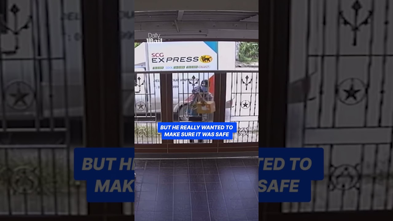 Delivery driver goes the extra mile for customer