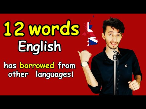 12 English borrowed words!