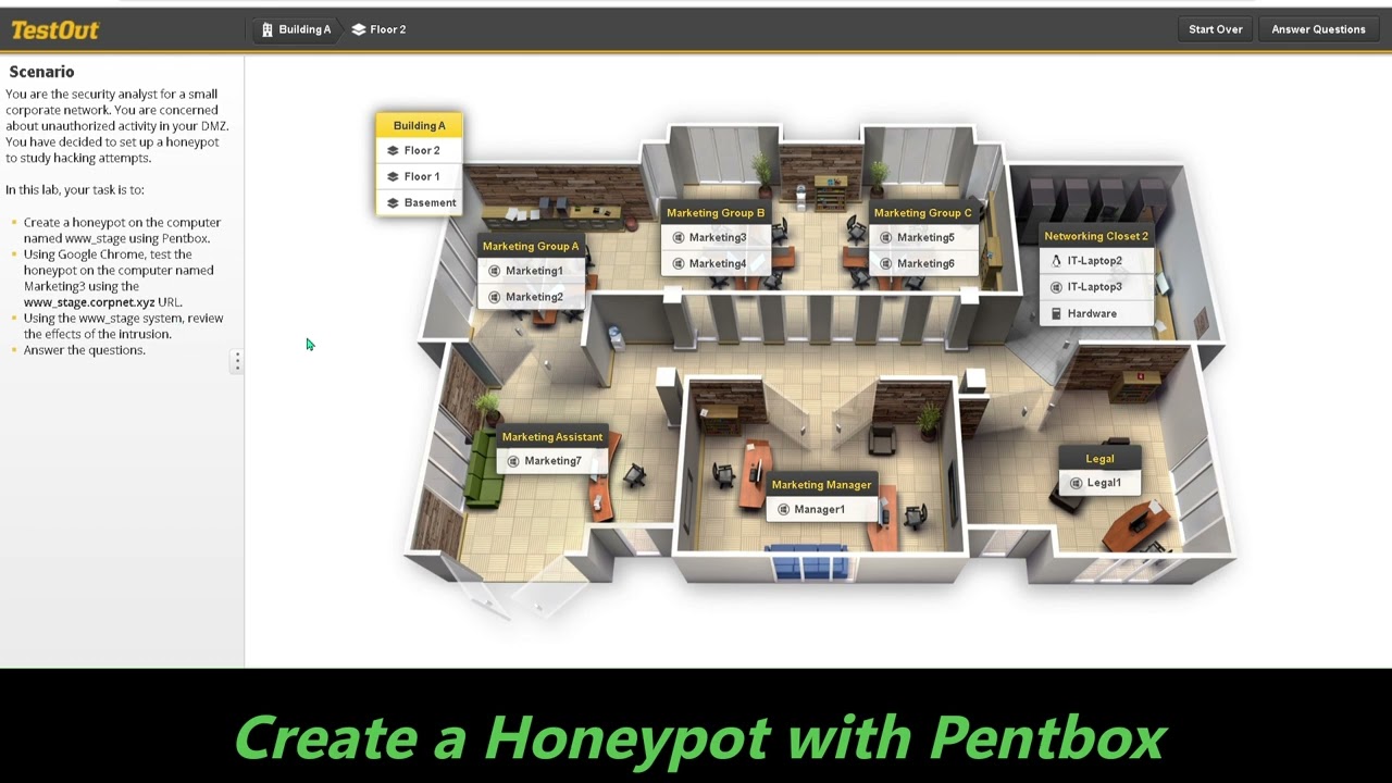 3.4.10 Create a Honeypot with Pentbox (TestOut Lab)