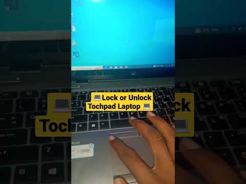 Touchpad lock or unlock in #laptop