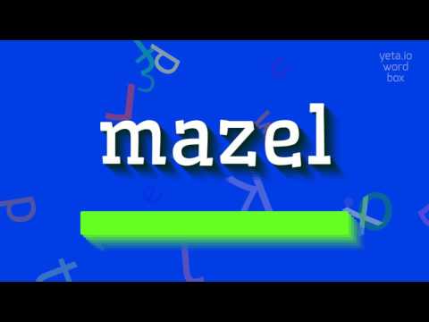 How to say "mazel"! (High Quality Voices)