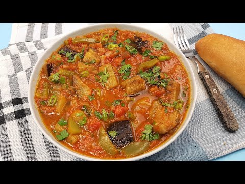 Ieftina, rapida si delicioasa. Mancare de vinete 🍆 Ghiveci de vinete 🍆 Reteta potrivita de post