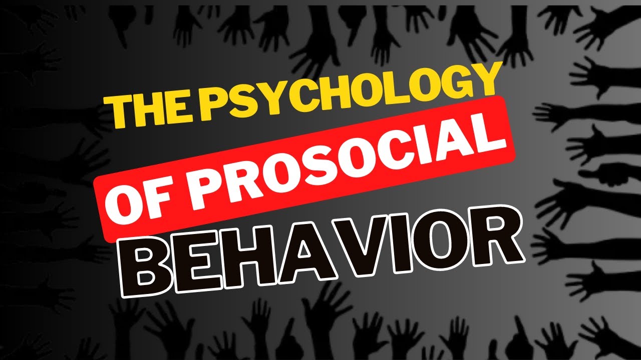 The Psychology of Prosocial Behavior: Understanding Altruism and Empathy