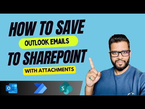 Save Outlook Emails & Attachments to SharePoint using PowerAutomate #sharepoint #outlook #flow ...