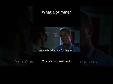 What a bummer