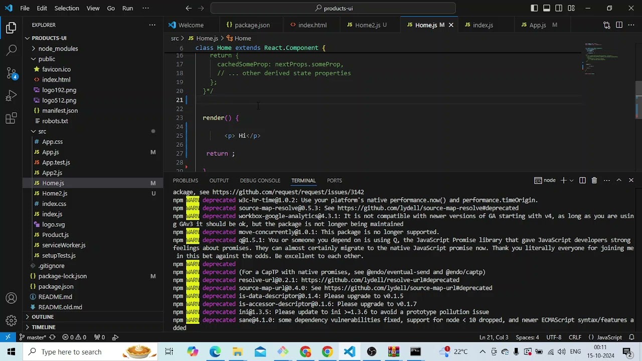 Expected an assignment or function call and instead saw an expression