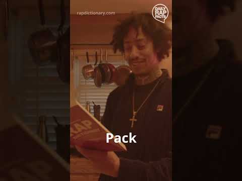 Tony Shhnow defines "Pack" from the Rap Dictionary