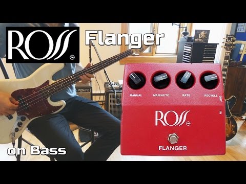 Ross Flanger Pedal Demo for Bass - Want 2 Check