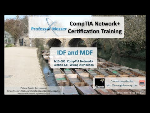 IDF and MDF - CompTIA Network+ N10-005: 3.8