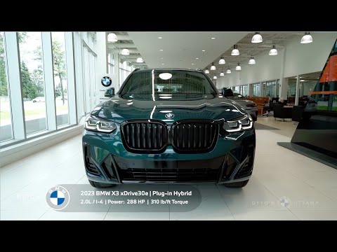 2023 BMW X3 xDrive30e - Plug-in Hybrid - Black Perforated Sensatec