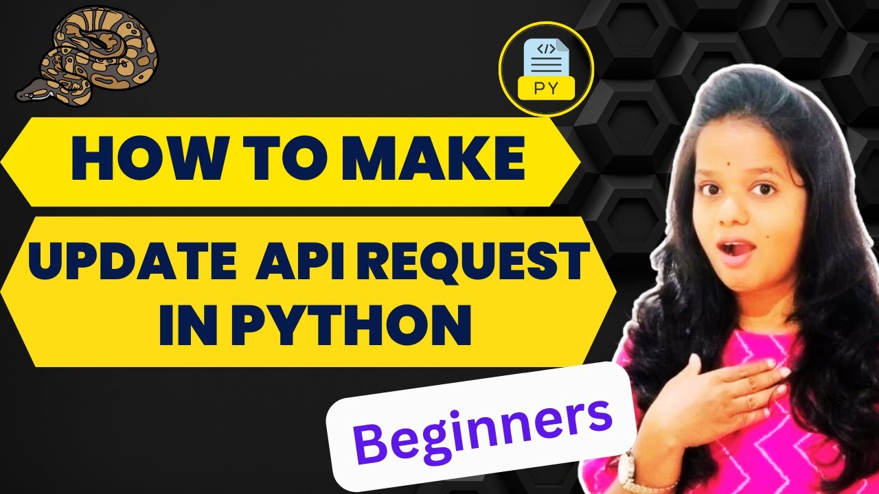 How to make an Update API Request in Python? Updating data in the API |  API request using Python?
