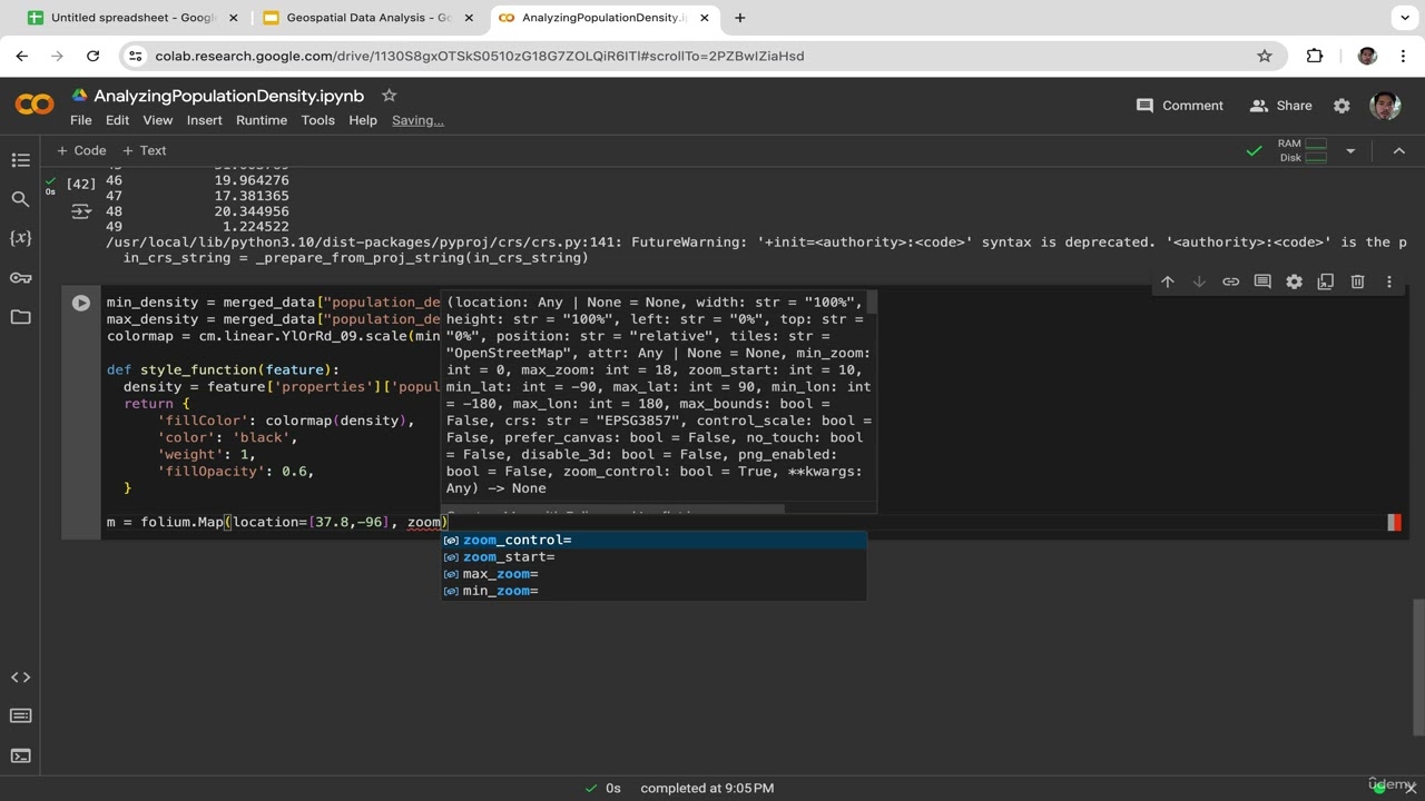 12. Visualizing Population Density on Interactive Map