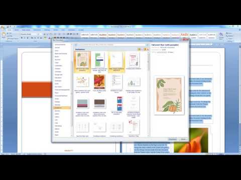 MS Word 2007 Templates