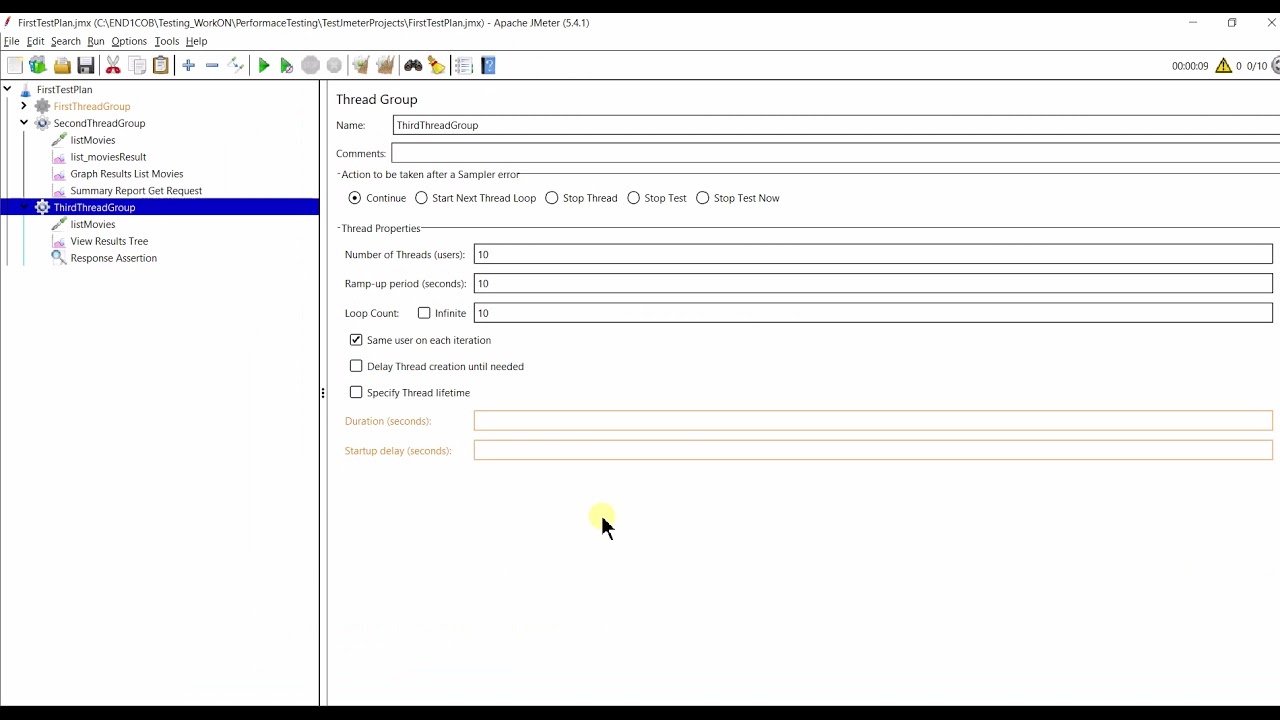 Assertions in Jmeter , verifying the response code