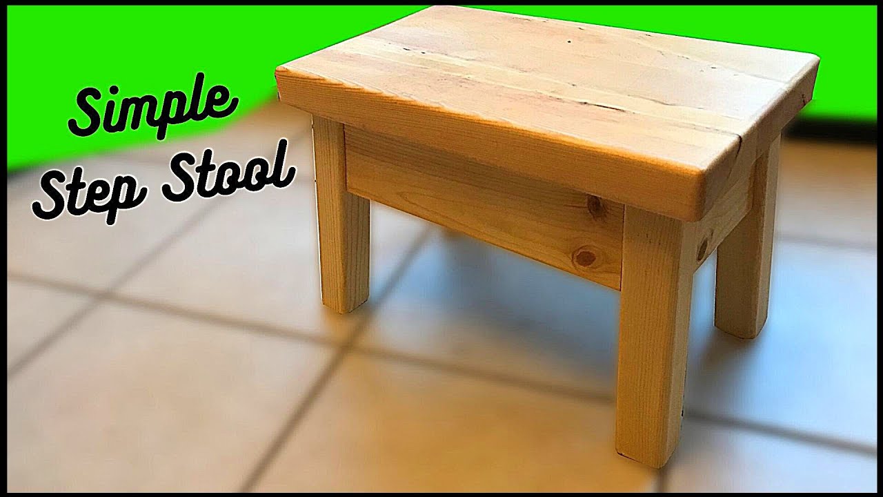 Make An Easy Step Stool With 2X4's & Scrap Wood
