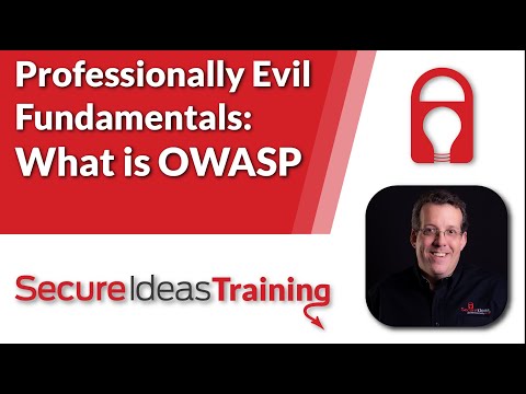 Professionally Evil Fundamentals: What is OWASP