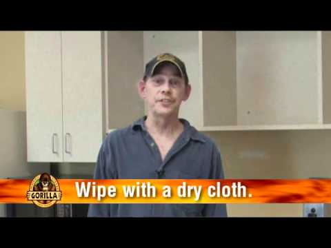 Cleaning Gorilla Glue off of your hands