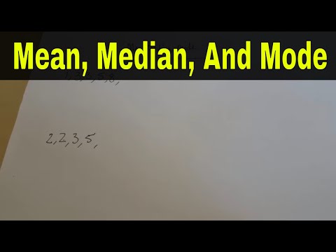 Mean, Median, And Mode-Easy Math Lesson
