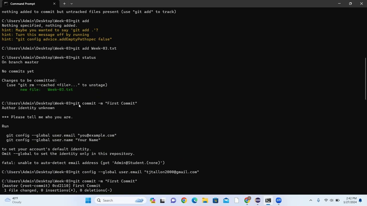 week 03 coding assignment