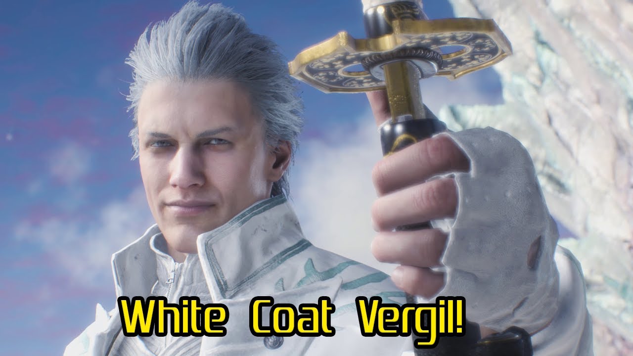 White Coat for Vergil - Devil May Cry 5 Mods