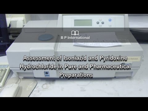 Assessment of Isoniazid and Pyridoxine Hydrochloride in Pure and Pharmaceutical Preparations