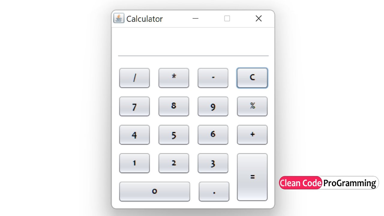 Simple Calculator in Java using NetBeans + Source Code