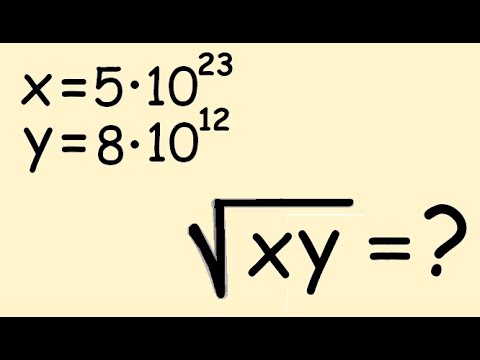 Square Root of a Product in Scientific Notation