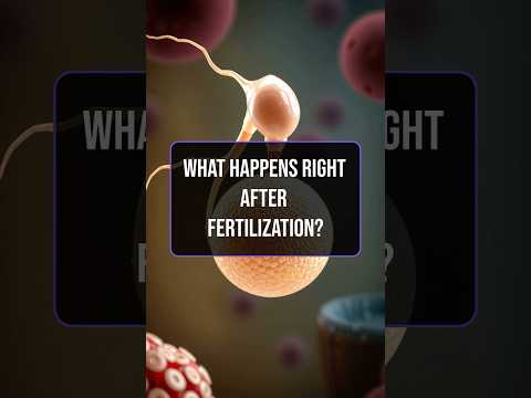 What Happens Right After Fertilization? #AfterFertilization #BeginningOfLife #HowLifeBegins
