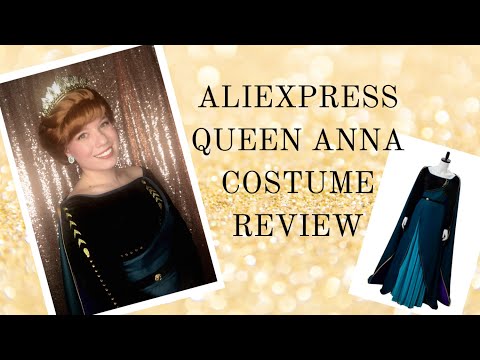 FROZEN 2 QUEEN ANNA COSTUME: Reviewing and Adding Boning to My AliExpress Frozen 2 Anna Cosplay
