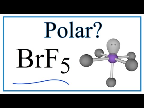 Is BrF5 Polar or Nonpolar? (Bromine pentafluroide)