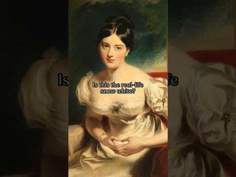 Is she the real Snow White? #art #history #painting