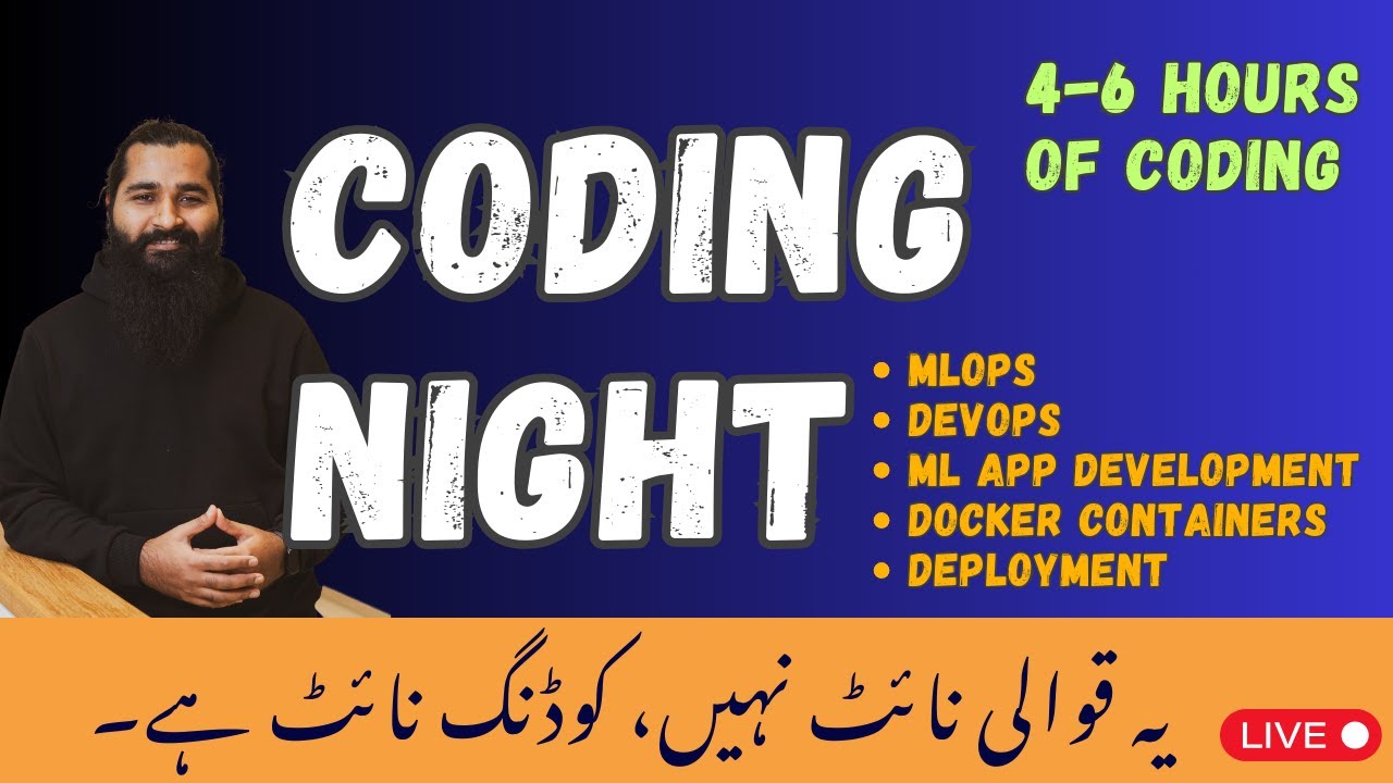 Coding Night LIVE: MLOps, DevOps, Docker & ML App Deployment - Codanics