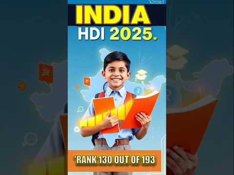 India’s HDI Rank 2025 Explained | What is Human Development Index? | Rank 130 Out of 193