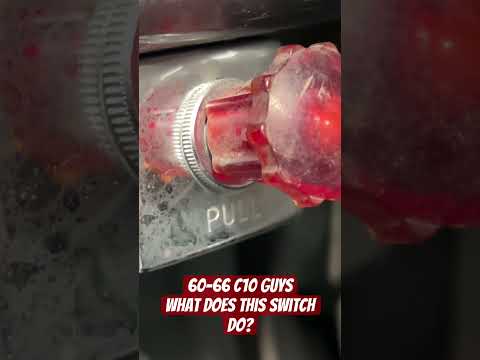Only the real ones will know what this switch does!! 60-66 C10 and GMC guys… any guesses? #c10