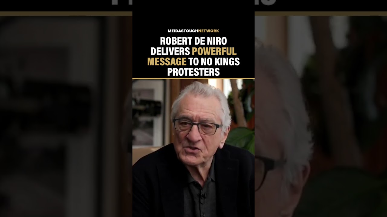 Robert De Niro POWERFUL Message on NO KINGS DAY