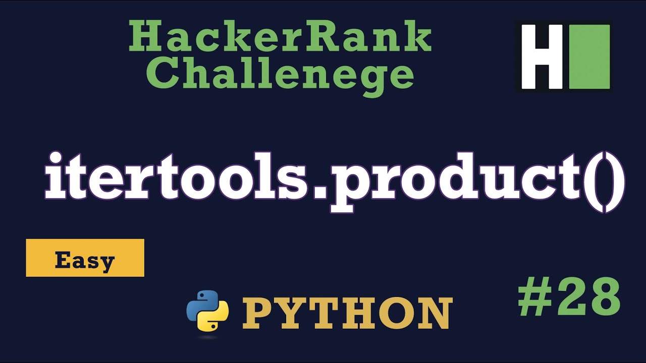 28. Itertools Product: Hackerrank | Python Solution Explained