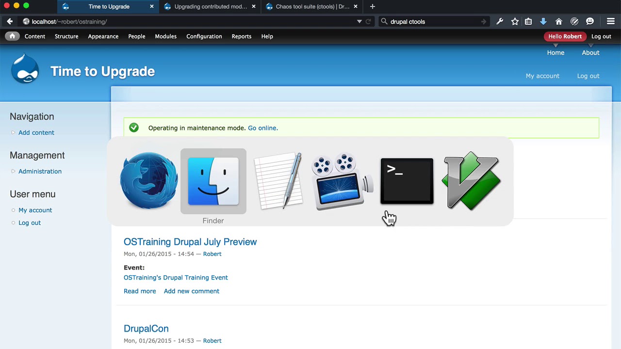 Migrate Drupal 6 to 7, Lesson #13: Update the Modules