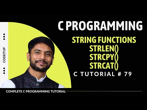 Learn C String Functions | Strlen Strcpy Strcat | In Hindi - Mind Luster