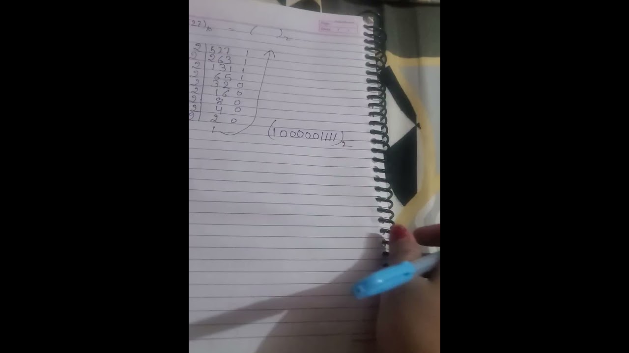 decimal to binary conversion  #cyber tool #number  system #