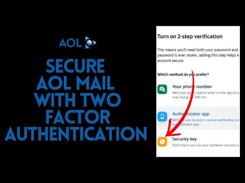 How to Secure AOL Mail with Two Factor Authentication 2024 (EASY!) | Enable 2FA on AOL Mail