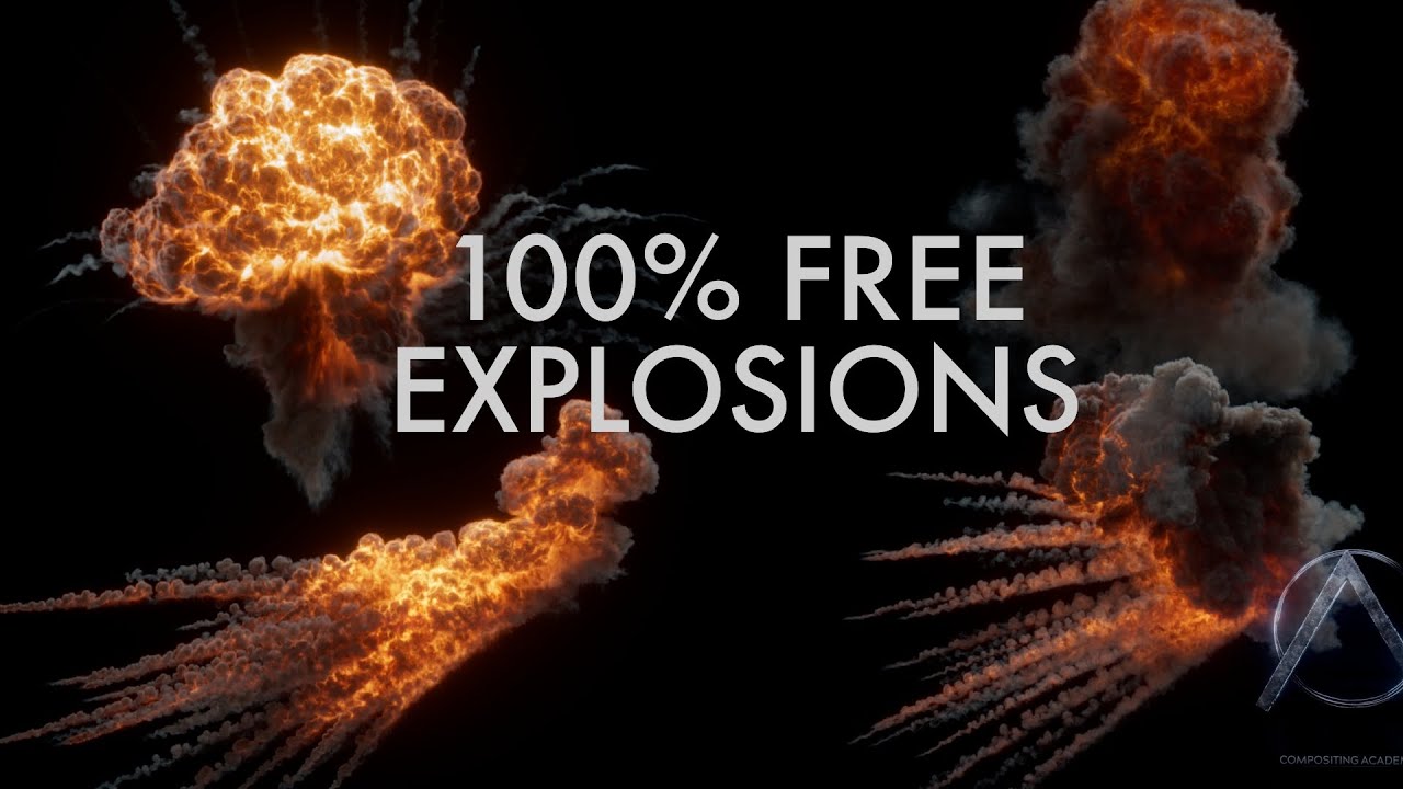 4 Free Explosions VFX Pack (2k HD Resolution)