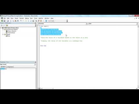 102 Define your variables - VBA in Excel