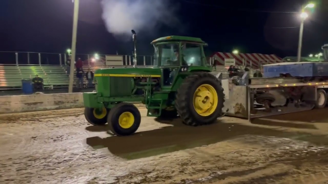 1973 John Deere 4430 pulling @ Grease Steam and Rust McConnellsburg PA 17,500lb Farm Stock