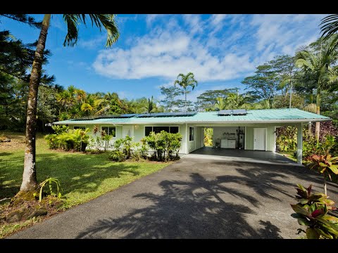 SOLD! Upgraded Home with Owned PV Solar, Privacy, Landscaped and Fenced on 1 Acre in Hawaii!