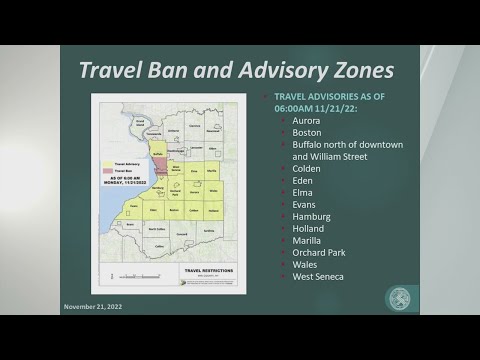 Multiple travel bans and advisories in WNY lifted