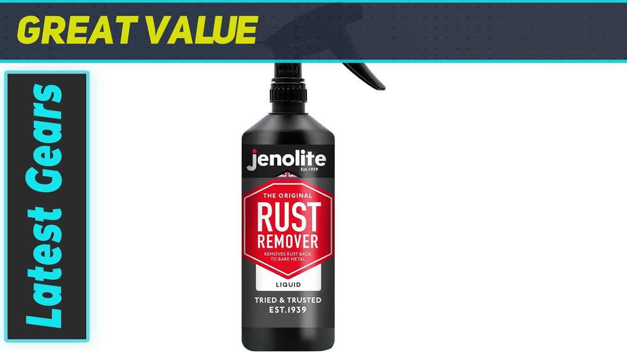 JENOLITE Original Rust Remover Liquid Trigger Spray - Best Solution for Tough Rust!